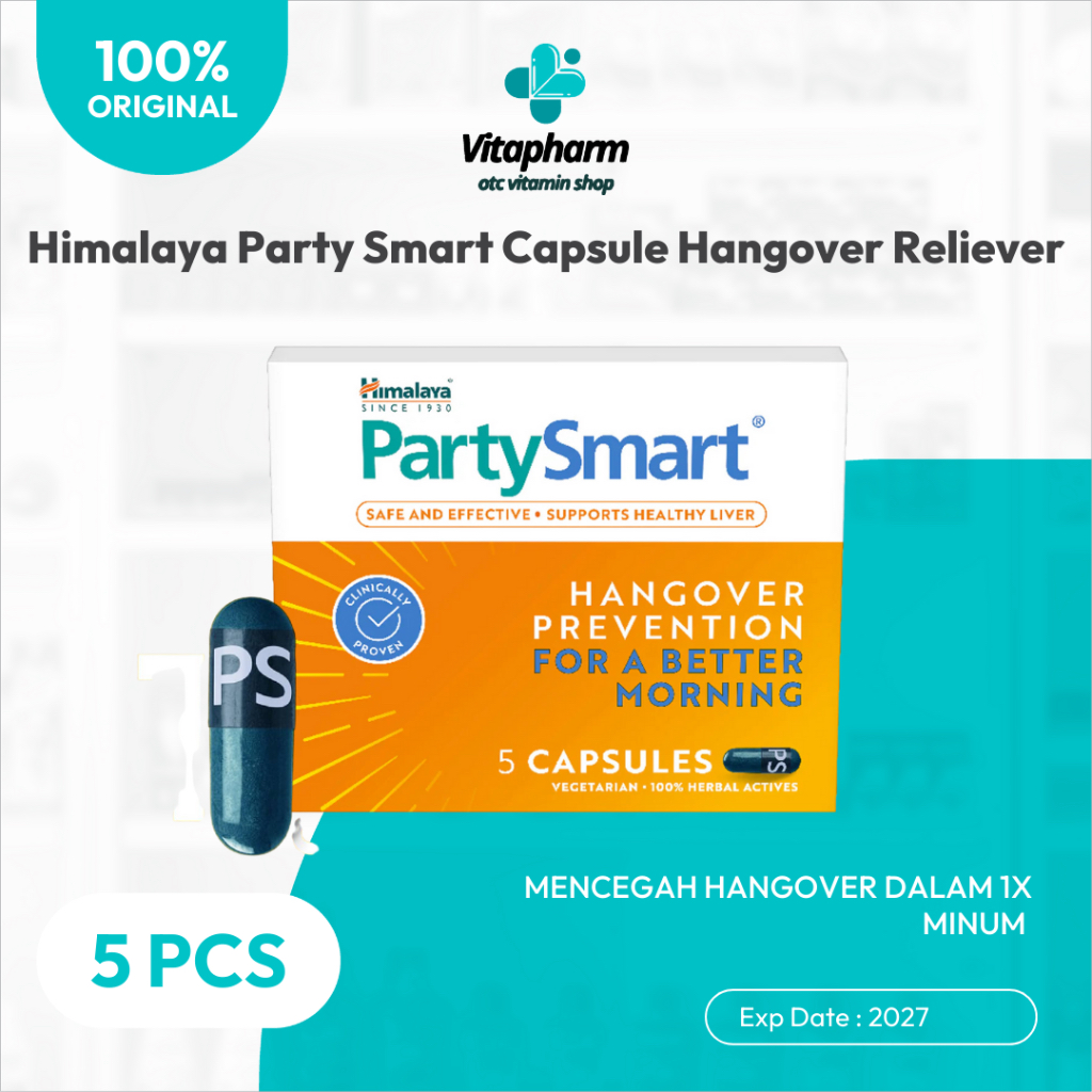 Jual Himalaya Party Smart Capsule Hangover Reliever Permen Pereda Mabuk ...