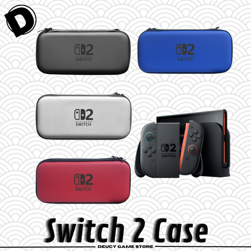 Jual Nintendo Switch 2 Hard Case Pouch Tas Nintendo Switch 2 PU Leather ...