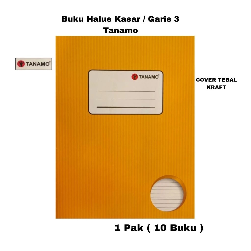 Jual 1 Pak (10 Buku) !!! Buku tulis Halus kasar / Garis 3 Tanamo 38 ...
