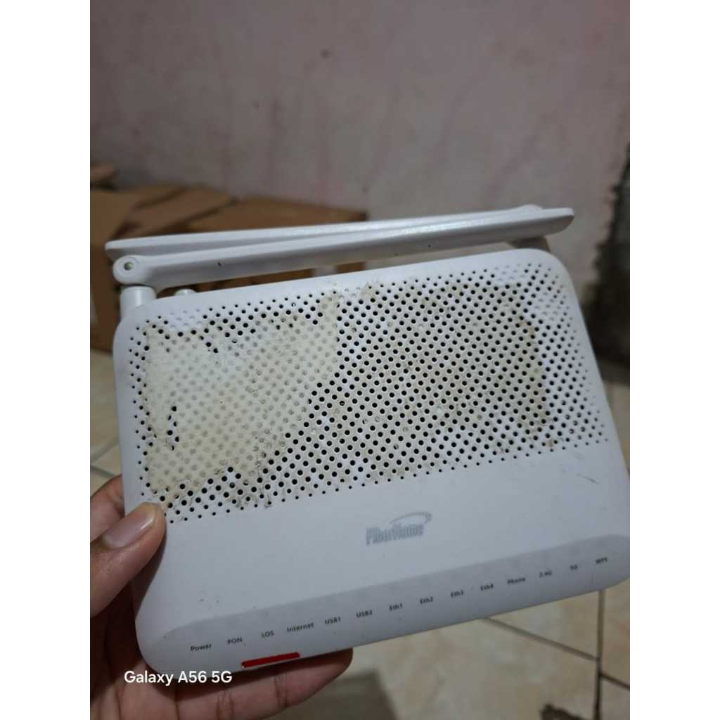 Jual Modem Router Fiberhome HG6145D2 barcode 2 Port Biru + Adaptor ...