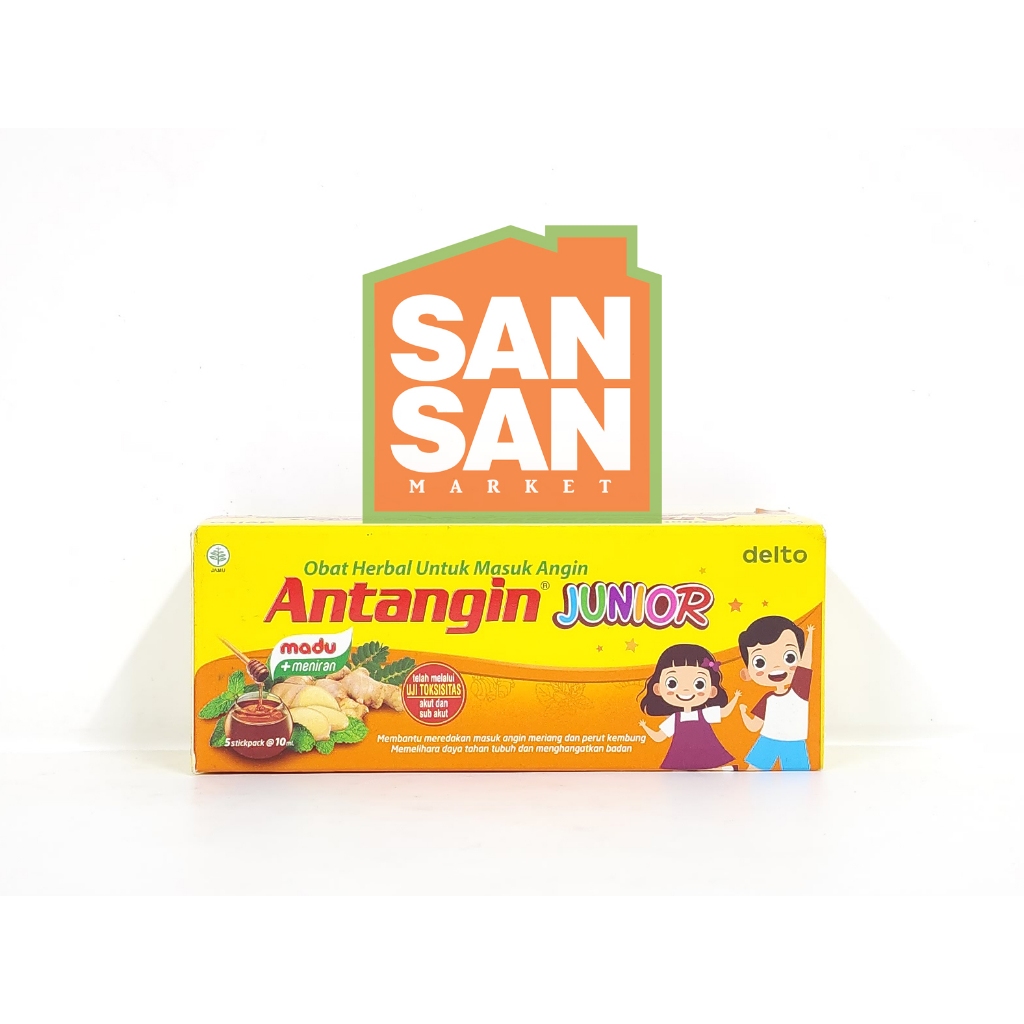 Jual Antangin Junior Sirup Herbal Box isi 5 Sachet | Shopee Indonesia
