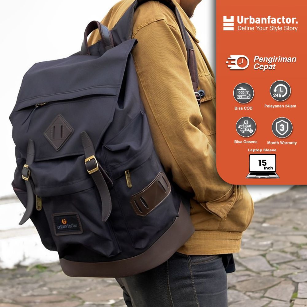 Jual Tas ransel Backpack urban factor - Brain Strom | Tas laptop Pria ...