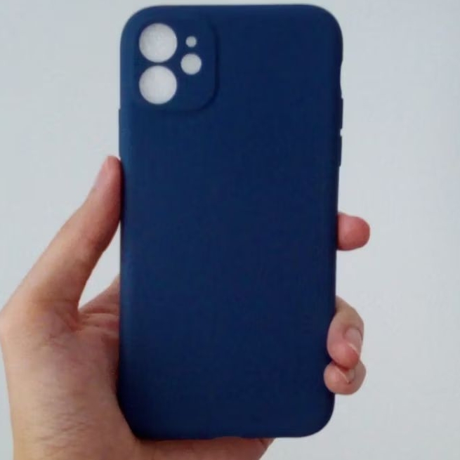 Jual Casing Phone 11 Soft Candy Case Blue Navy Biru Tua | Shopee Indonesia