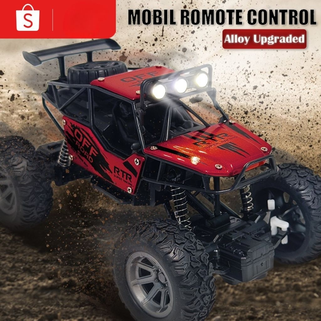 Jual Mobil Remote Control Alloy Off-Road Car Mainan RC Mobil Climbing Car 2WD Powerful Dengan ...