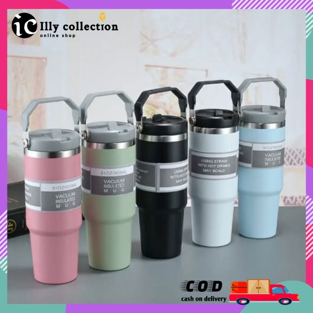 Jual Botol Cup Tumbler Stainless Steel 900ml | Shopee Indonesia