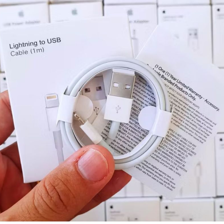Jual Kabel Data IP Usb To Lightning Cable Charger 1 Meter | Shopee ...