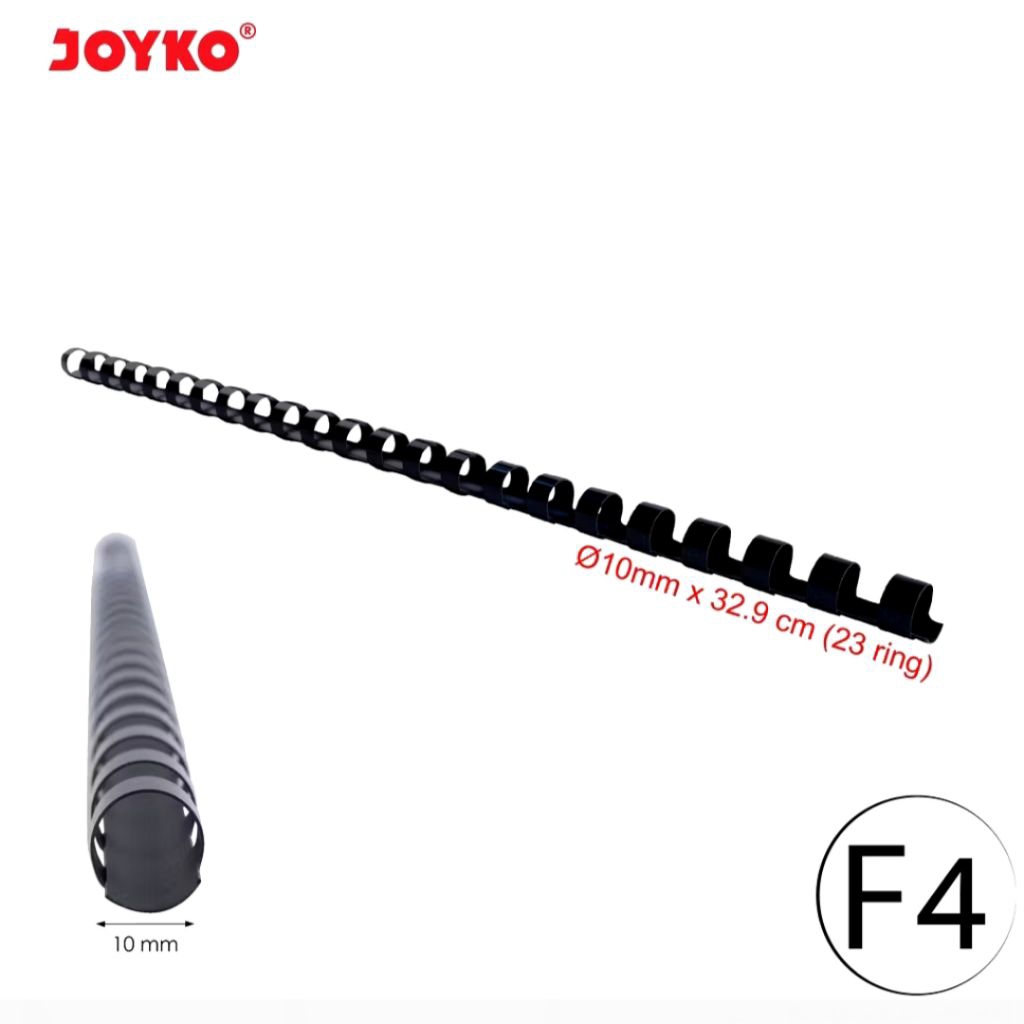 Jual Joyko RPC-23-10 Ring Plastik Comb Folio Uk.10mm Round / Spiral ...