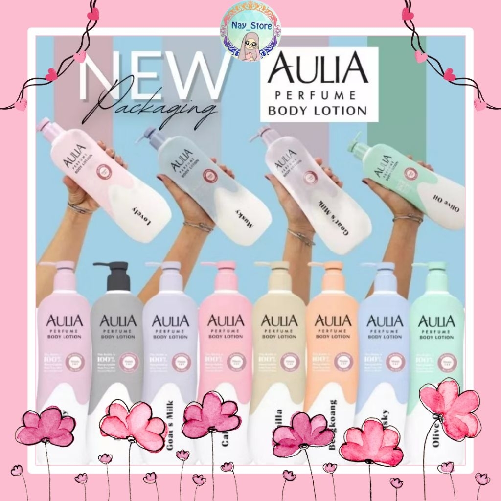 Jual AULIA PERFUME BODY LOTION 600 ML I MOISTURISING DAILY LOTION 500ML ...