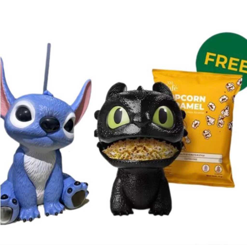 Jual Official Stitch & Toothless Merchandise Bundling, Cinema XXI ...