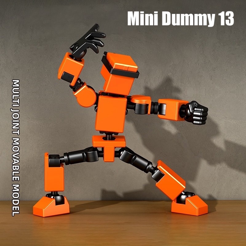 Jual Mainan Mini Dummy 13 Multi-Jointed Movable Shapeshift Robot 3D ...