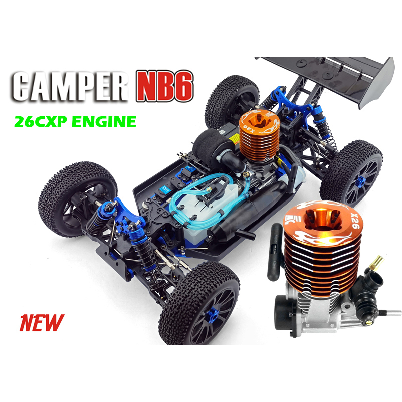 Jual HSP 94970 engine nitro rc buggy off-road camper NB6 26CXP engine ...