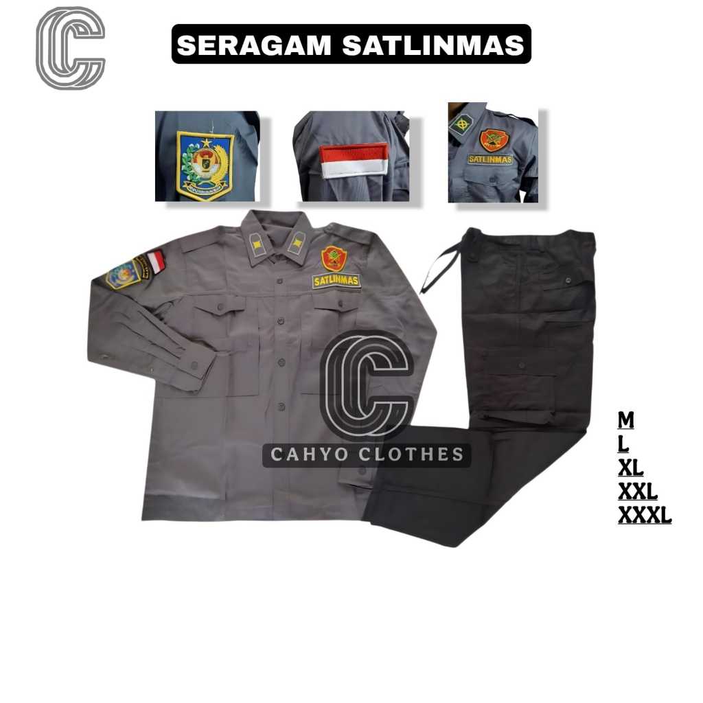 Jual SERAGAM LINMAS LENGKAP MODEL PDL TERBARU|SERAGAM SATLINMAS|HANSIP ...