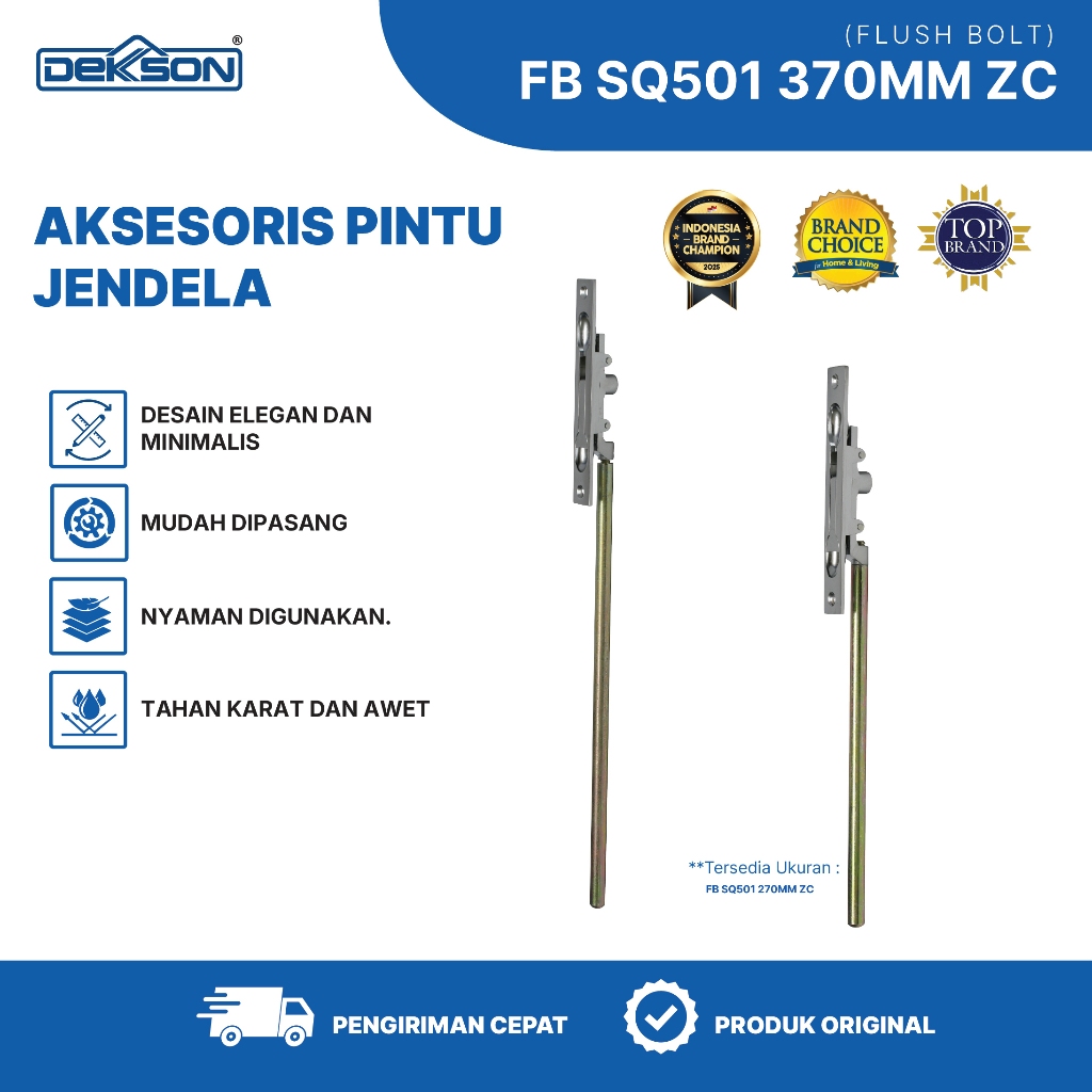 Jual DEKKSON Flush Bolt Grendel Jendela SQ501 | Shopee Indonesia