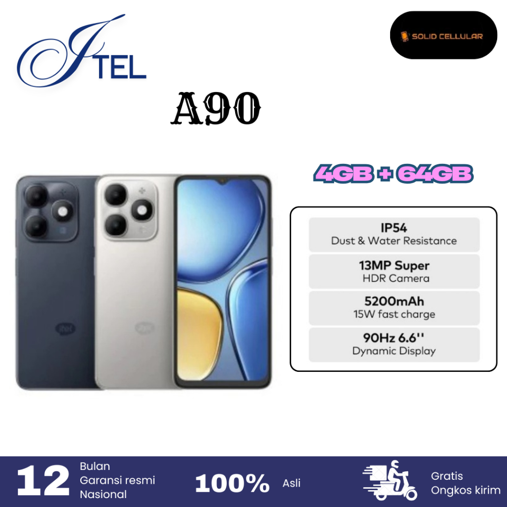 Jual ITEL A90 4/64 4/128 GARANSI RESMI | Shopee Indonesia