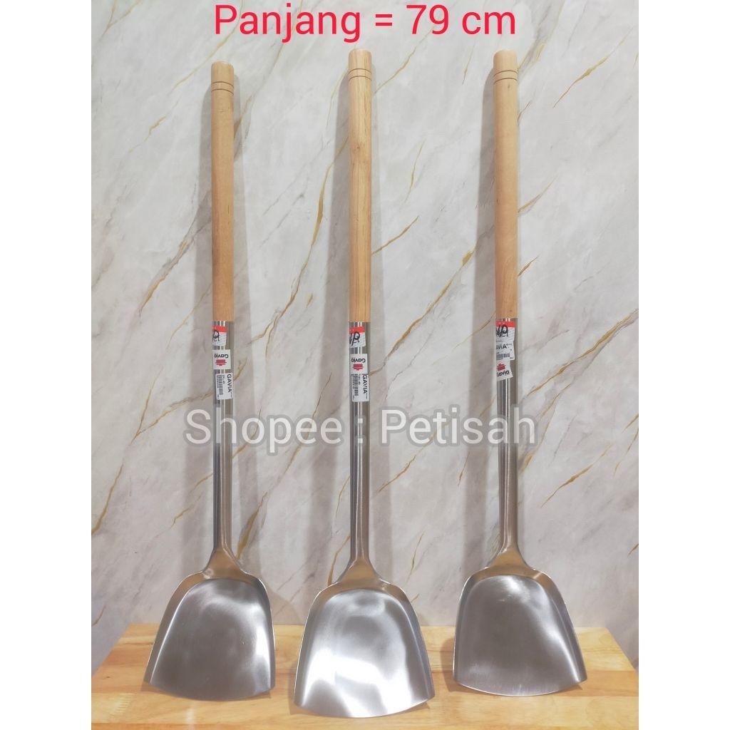 Jual Spatula Besar Jumbo Stainless Steel 79cm / Sutil Stainless Gagang ...