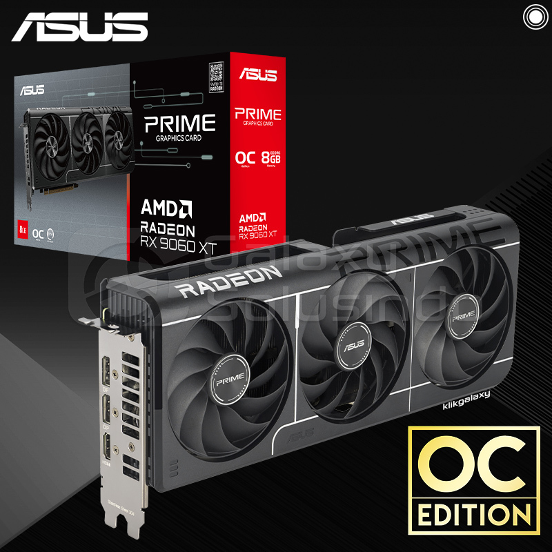 Jual ASUS Radeon RX 9060 XT PRIME 8GB OC GDDR6 RDNA 4 - VGA RX9060 DDR6 ...