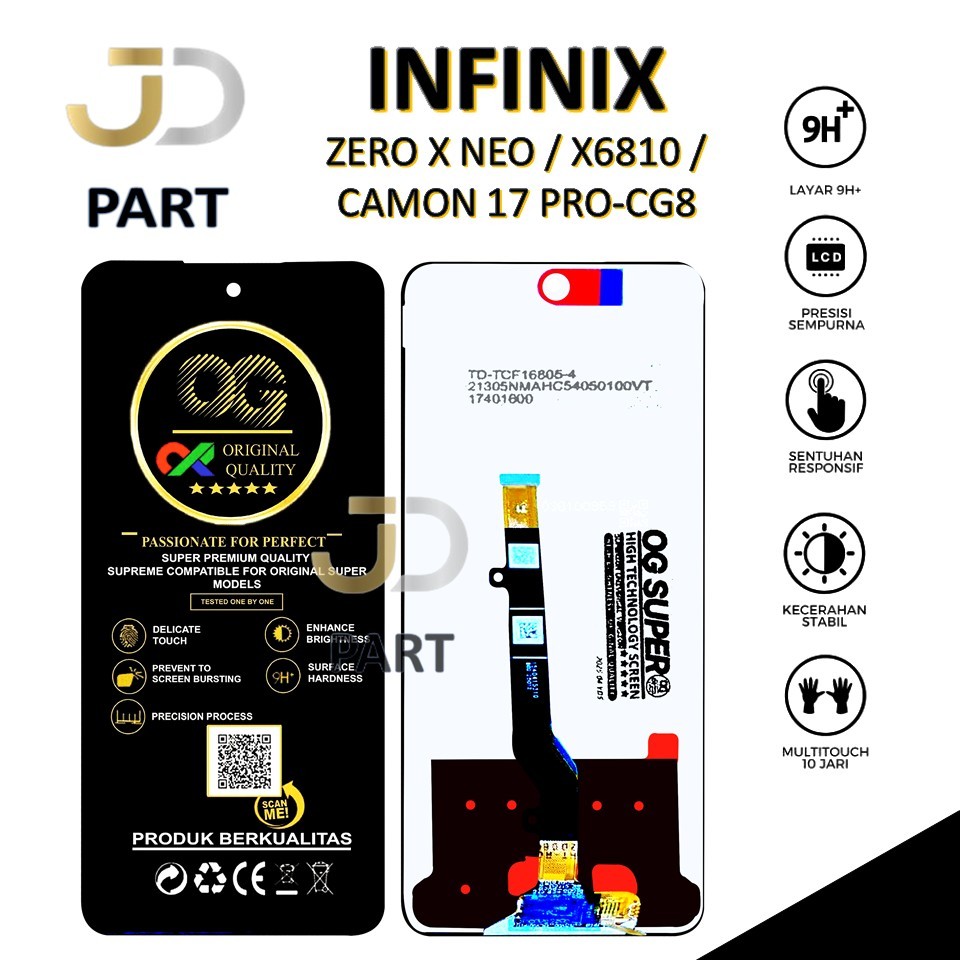 Jual LCD TOUCHSCREEN INFINIX ZERO X NEO / X6810 / CAMON / 17 PRO – CG8 ...
