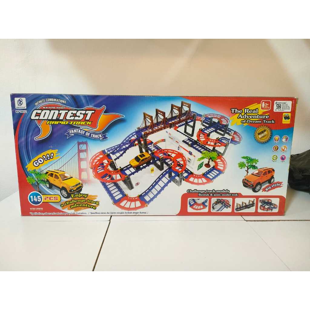 Jual KIDZOONAA - MAINAN EDUKASI ANAK 145pcs CONTEST RAPID TRANSIT REL ...