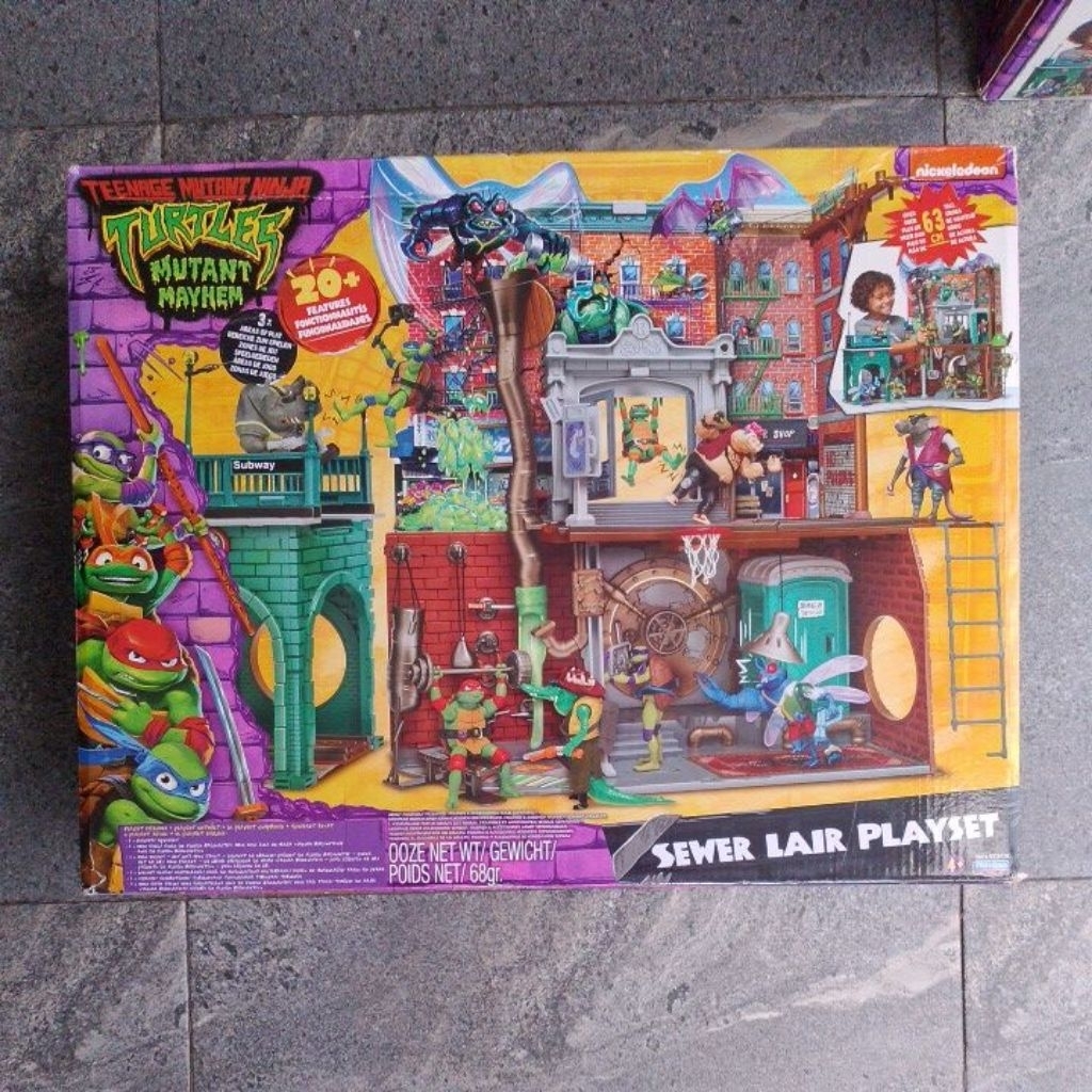 Jual Teenage Mutant Ninja Turtles Mutant Mayhem Sewer Lair Playset ...
