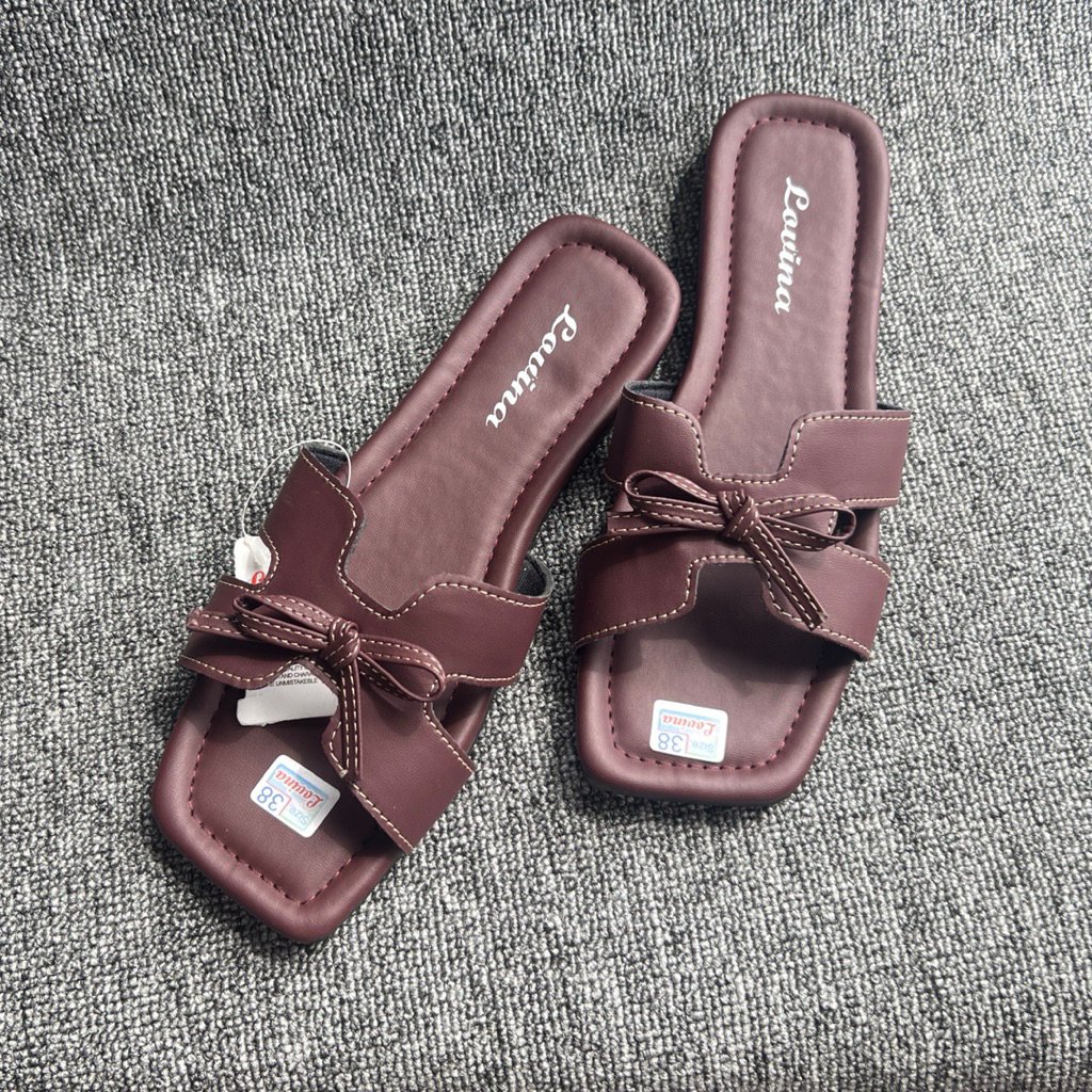 Jual sandal teplek selop H - sandal santai teplek wanita busa empuk ...