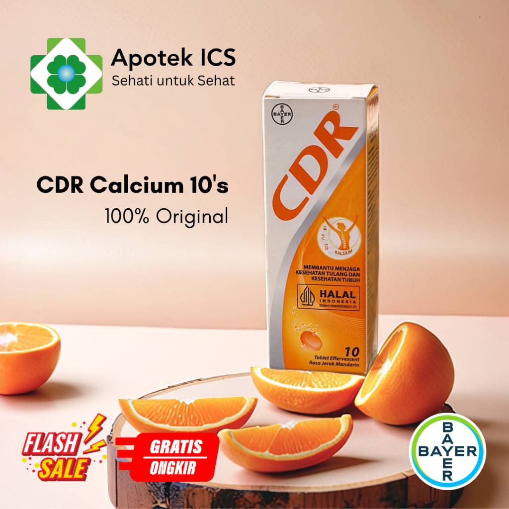 Jual CDR Calcium 10 Tablet – 100% Original – Suplemen Tulang & Daya ...
