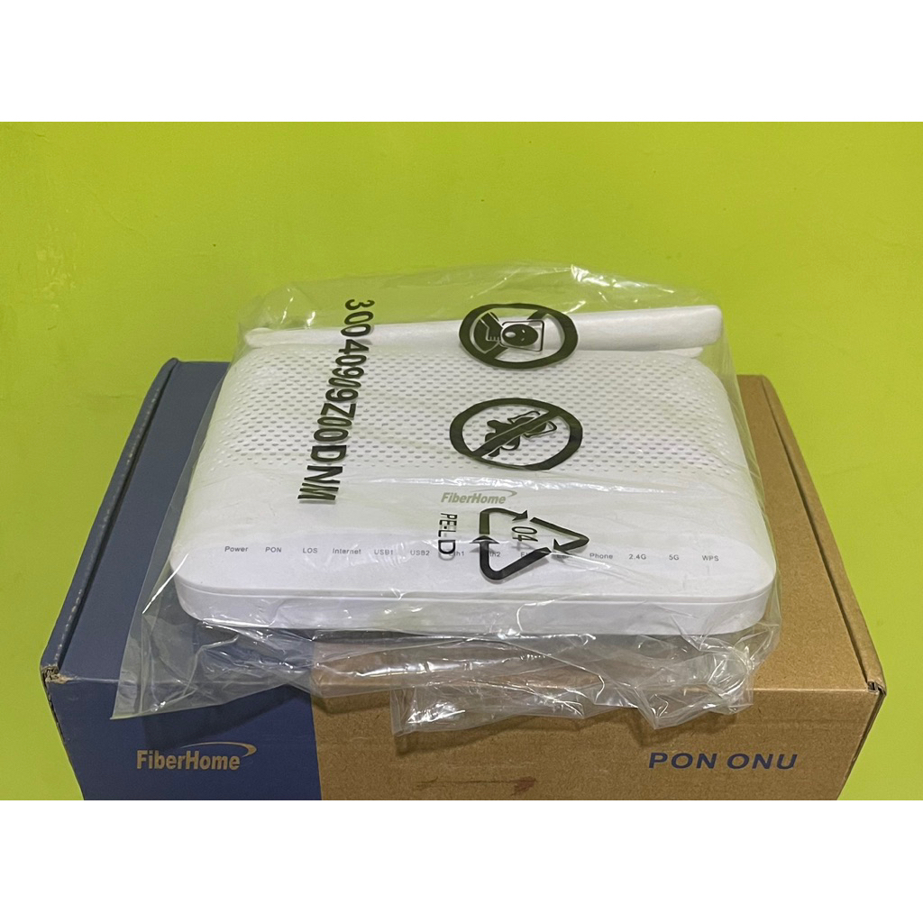 Jual FIBERHOME GPON HG6145D2 Support ADD WAN DUAL BAND Plus Adaptor ...