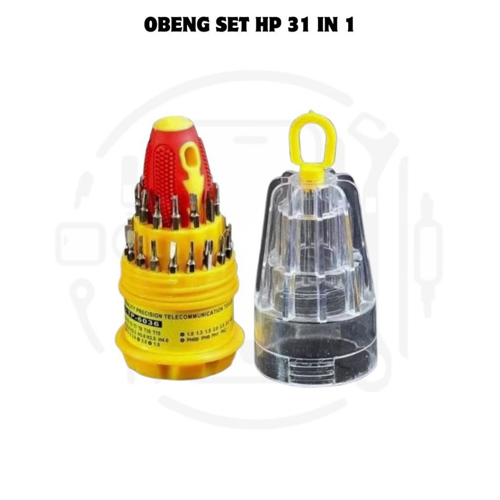 Jual OBENG SET HP 31 IN 1 Screwdriver Handphone Elektronik HP - Obeng ...