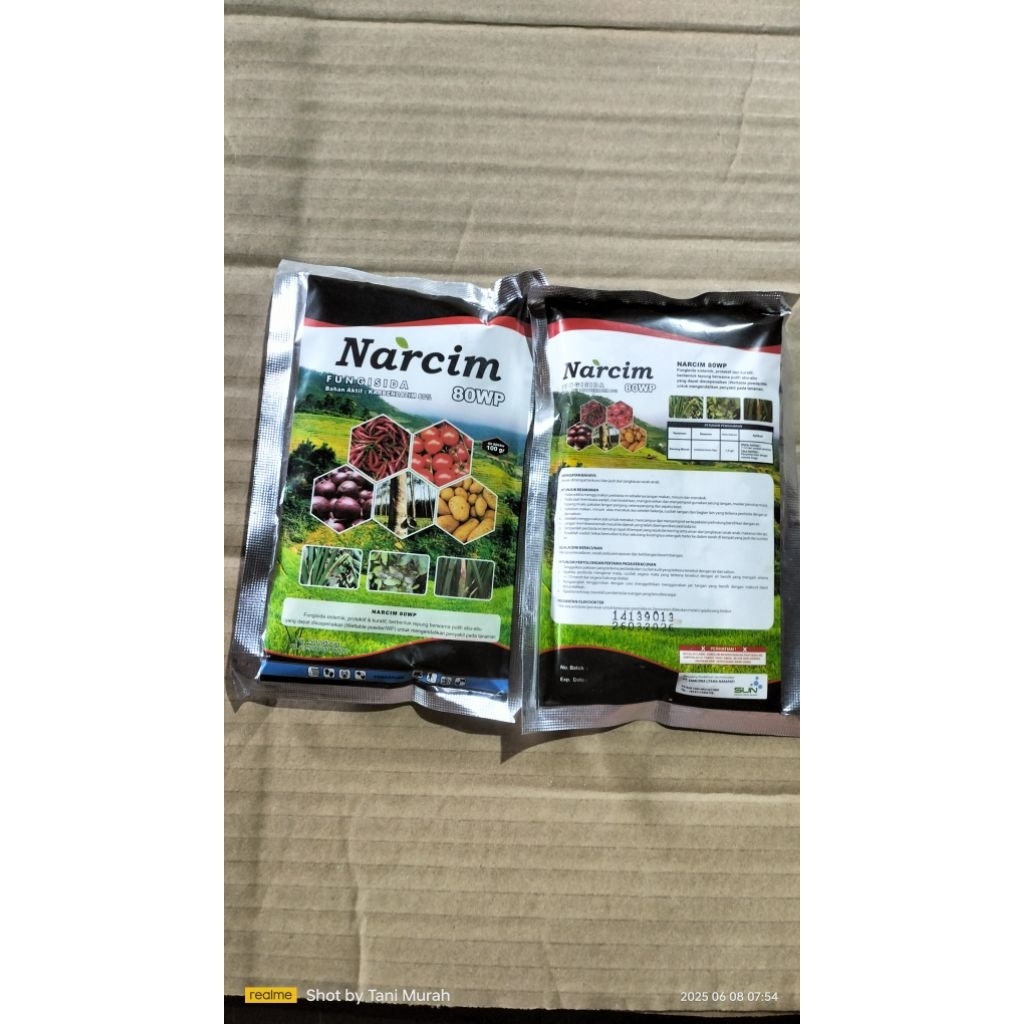Jual NARCIM 80 WP Karbendazim 100 gram Obat pembasmi penyakit jamur ...