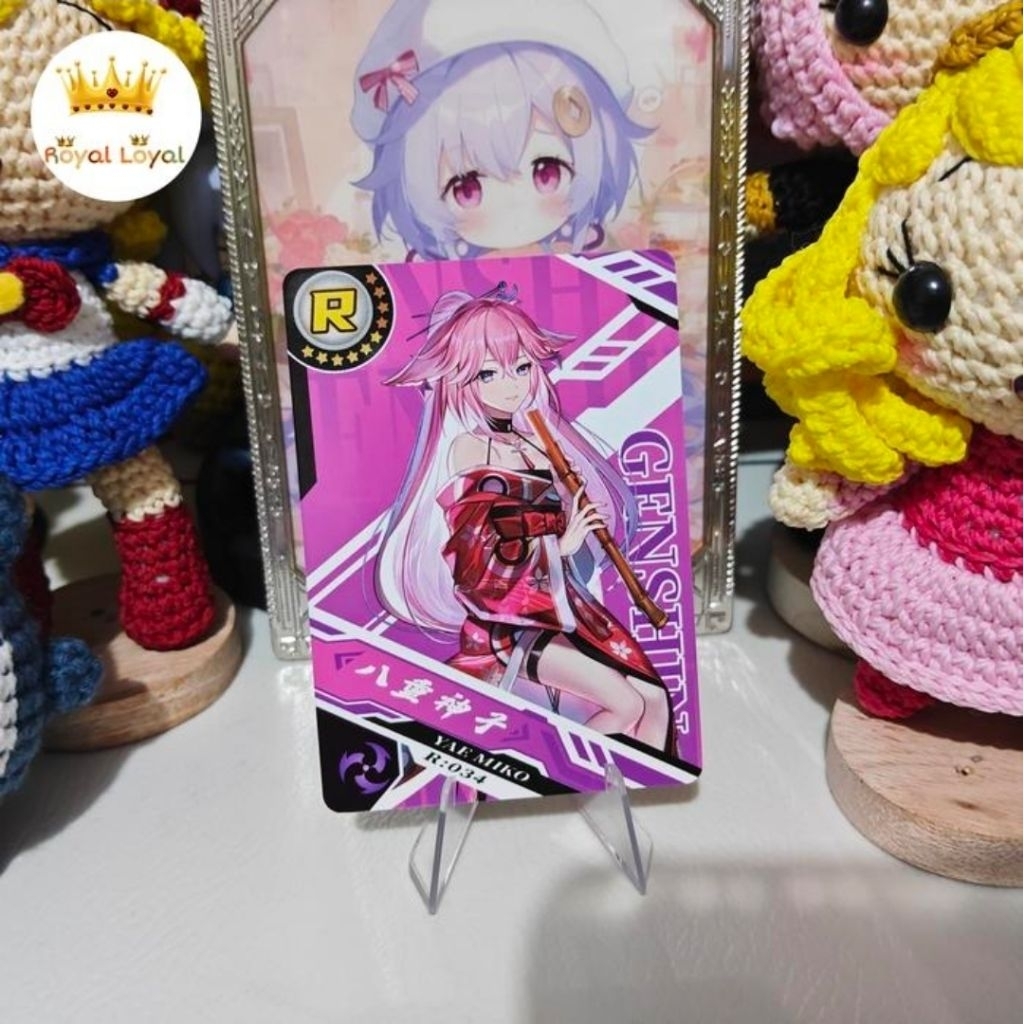 Jual Yae Miko Kartu Collection CCG TCG Genshin Impact R Card - (R:034 ...
