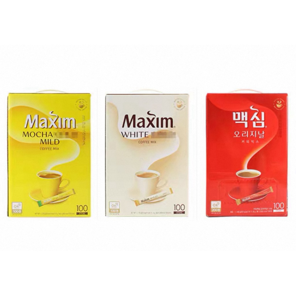 Jual Kopi Maxim Korea / Maxim Coffee Korea 1 Box (100 Sachets) | Shopee ...