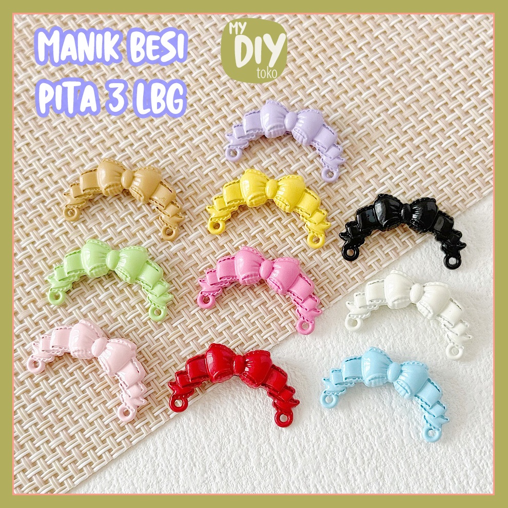 Jual Manik Besi DIY Motif Pita 3 Lubang | Shopee Indonesia