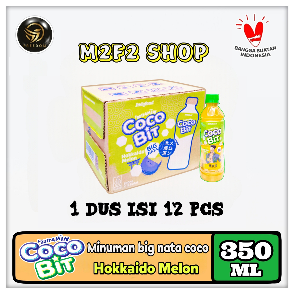 Jual Fruitamin Minuman Cocobit Big Nata De Coco Hokkaido Melon Botol ...