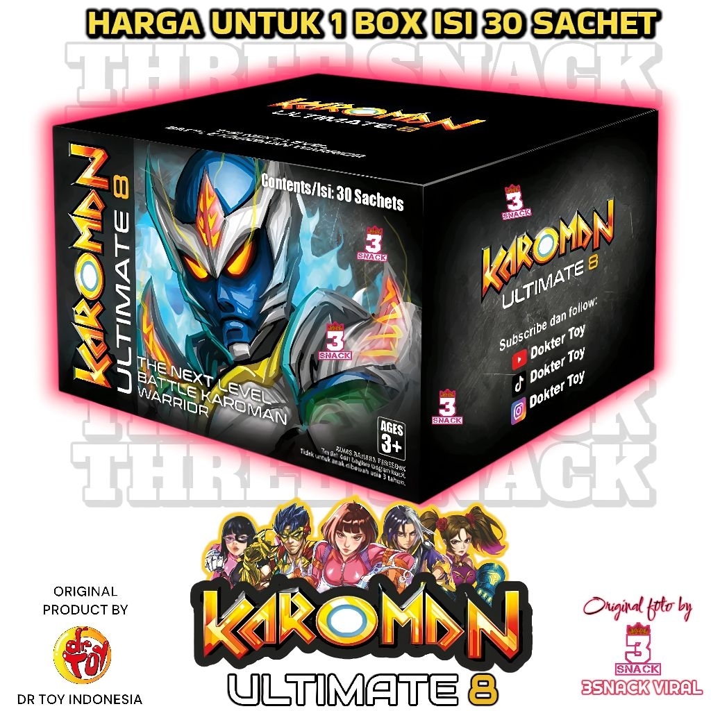 Jual 1 BOX PUZZLE 3D KAROMAN SERIES ISI 30 SACHET | Shopee Indonesia