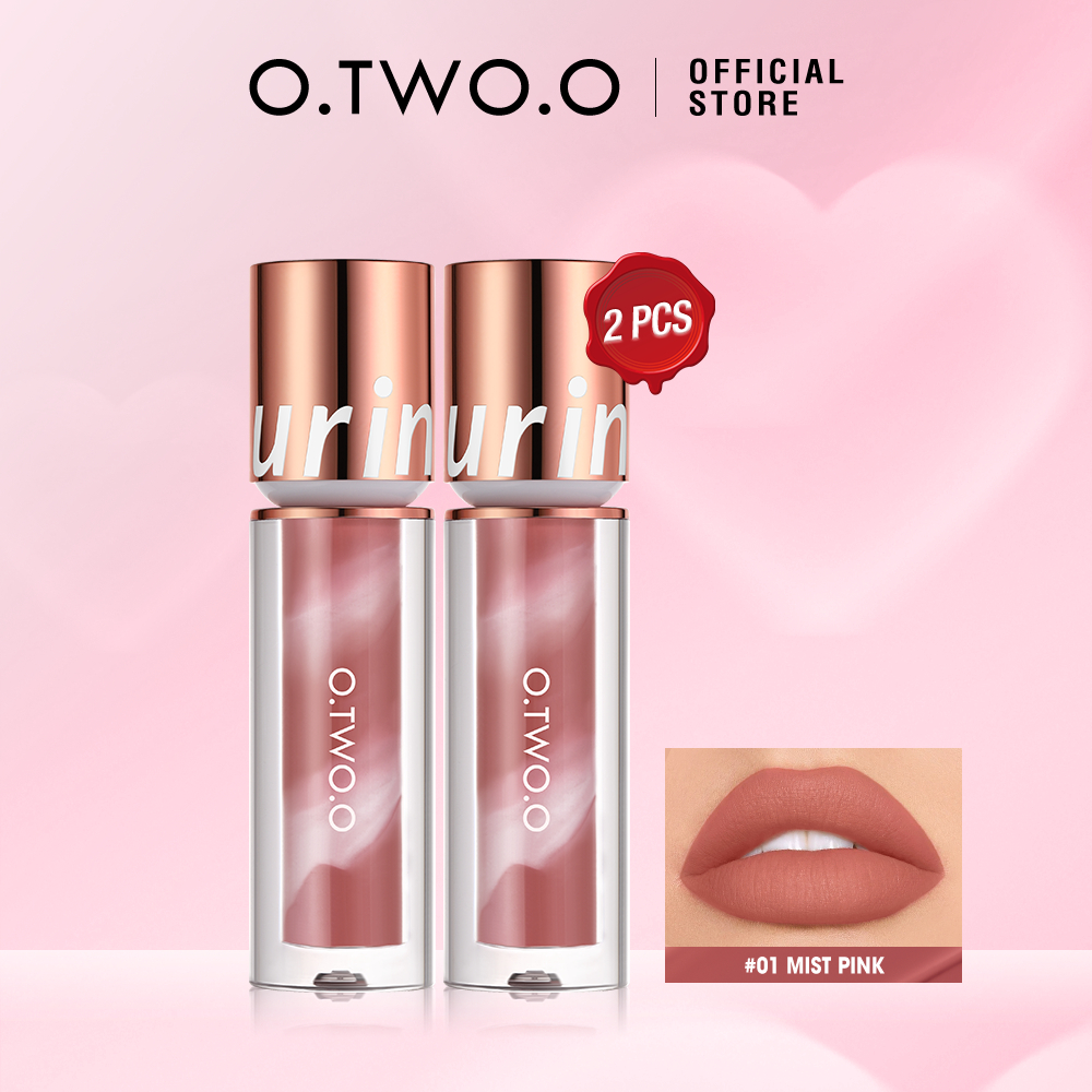 Jual O.TWO.O 2PCS Lipstick Set Matte Lipstick Long-lasting LIP Makeup ...