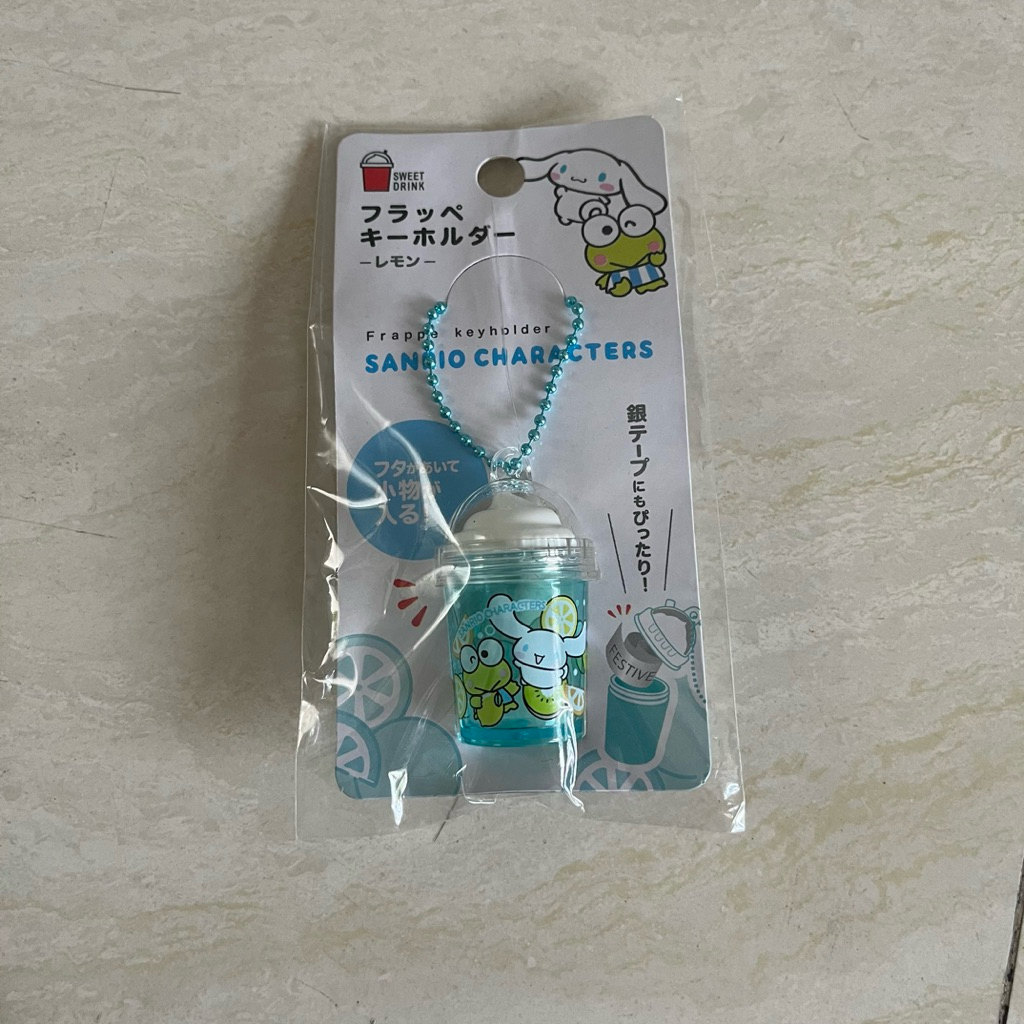 Jual Keychain trinkets japan melon soda keroppi cinamonroll sanrio ...