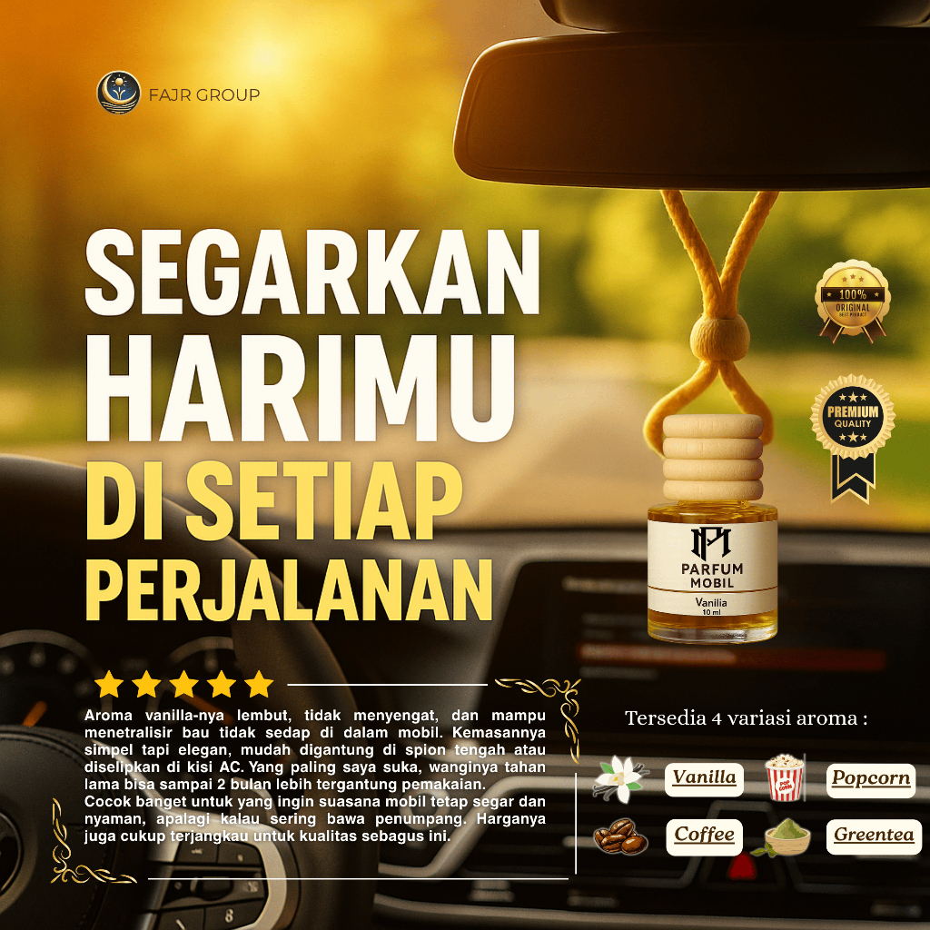 Jual [PROMO PAKET 3 BOTOL] Parfum Mobil dan Pengharum Ruangan Mewah ...
