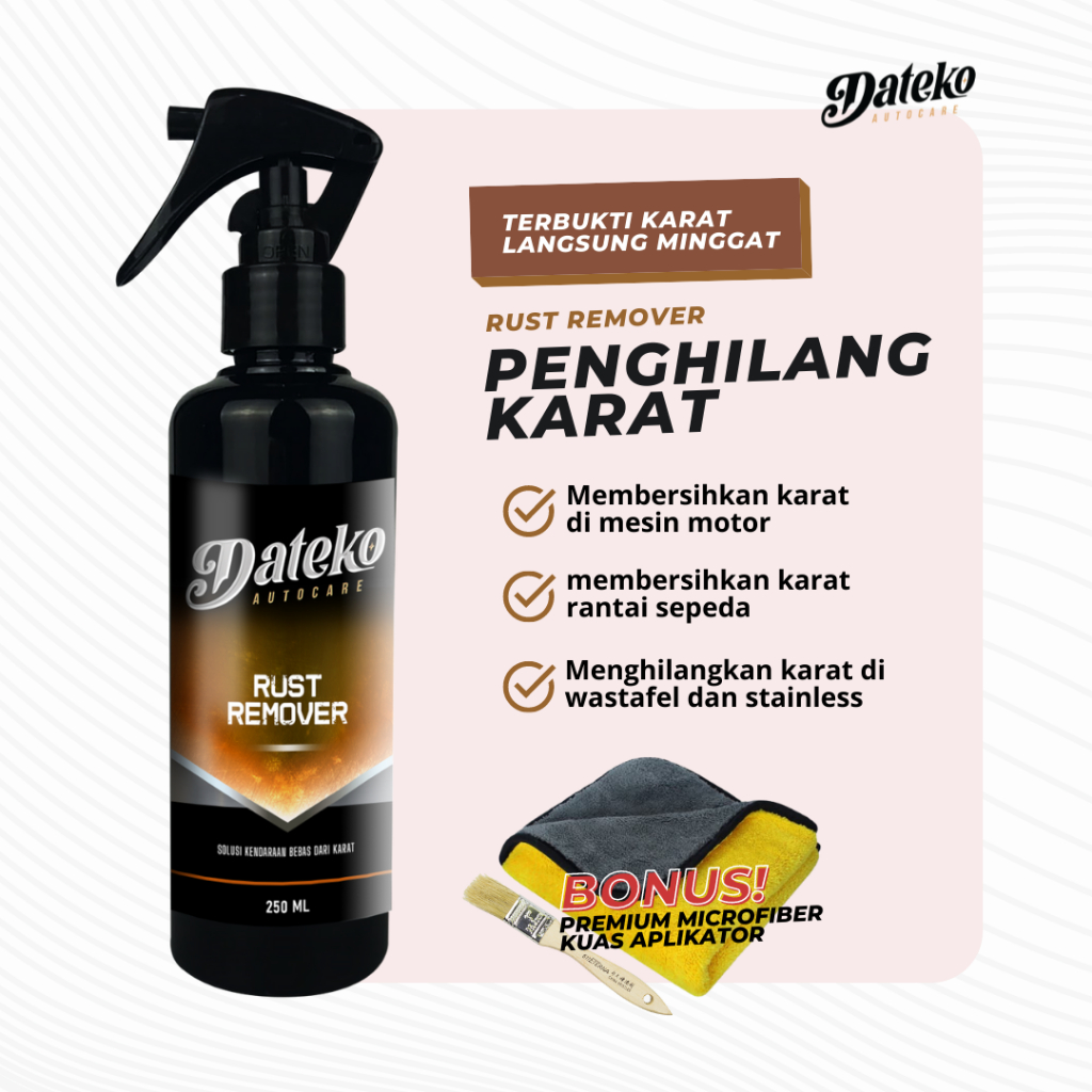 Jual Dateko Rust Remover – Cairan Serbaguna Penghilang Karat Paling Ampuh Pembersih Karat ...