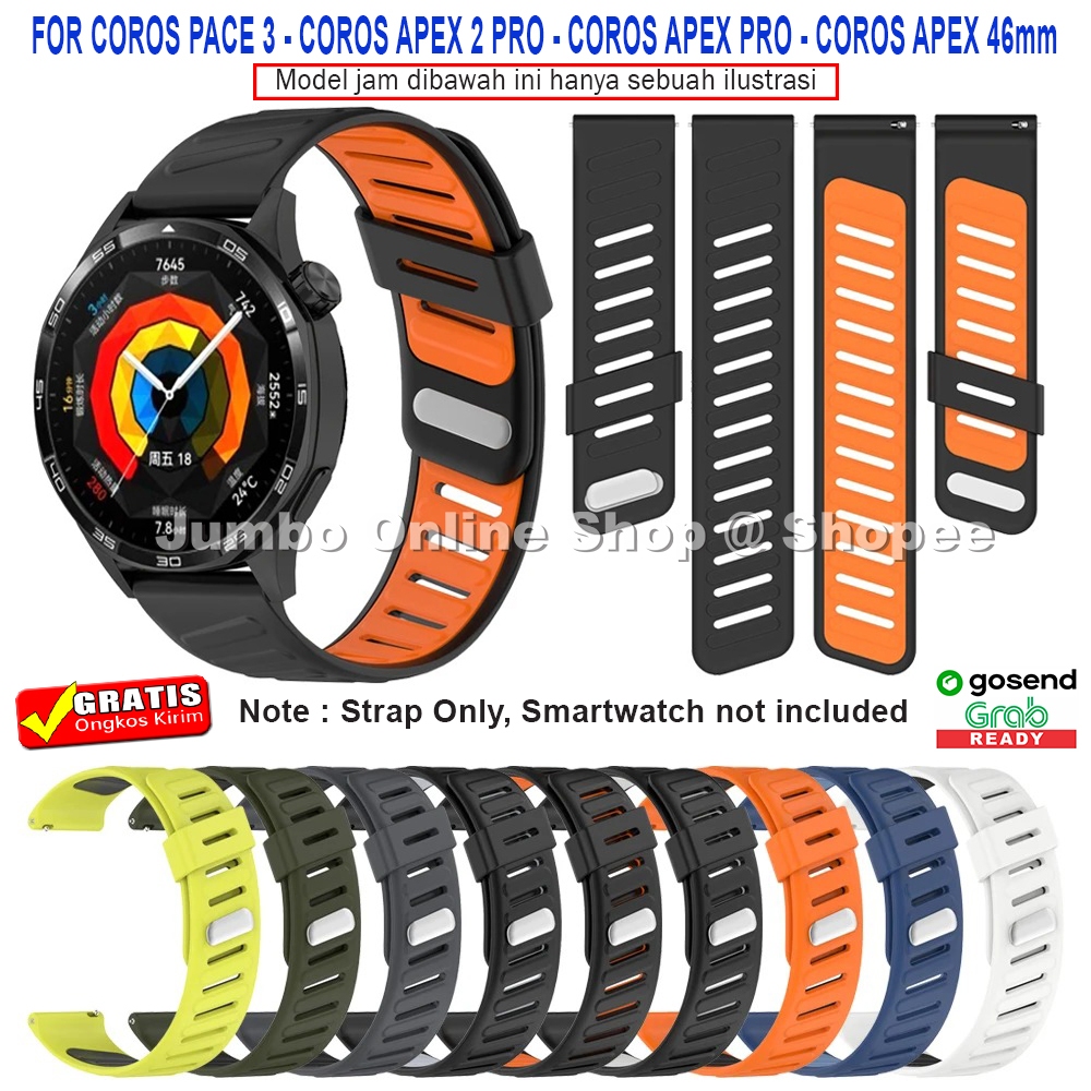Jual Strap Tali Jam FOR COROS PACE 4 - COROS PACE 3 - COROS PACE PRO ...