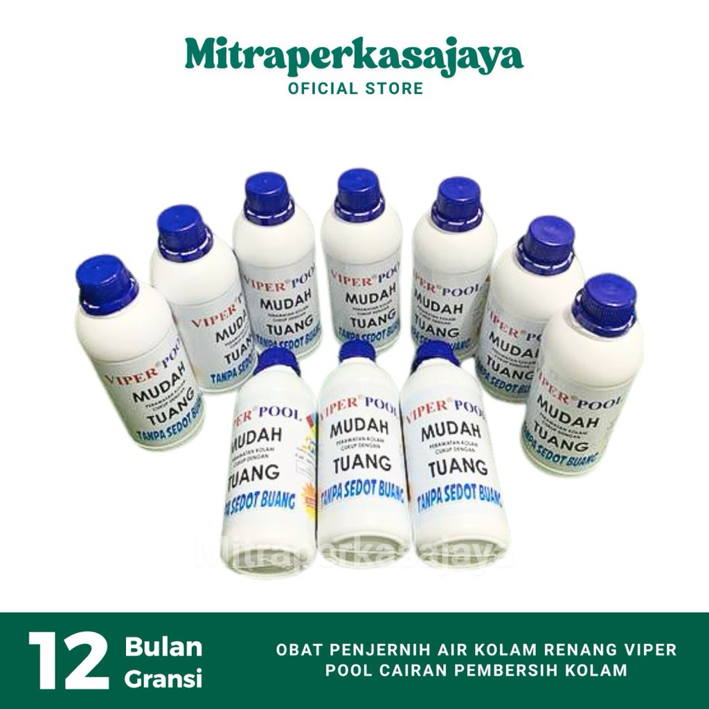 Jual obat Penjernih Air Kolam Renang Viper Pool Cairan Pembersih Kolam ...