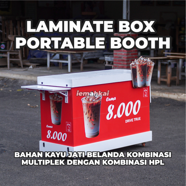 Jual LAMINATE BOX - Portable Booth Bisa Dilipat Jadi Box/Koper | Simple ...