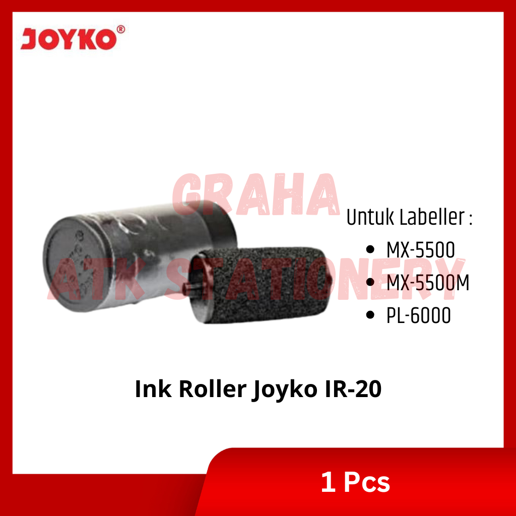 Jual [1 Pcs] Tinta Mesin Label 20mm Joyko IR-20 / Refill Ink Roller ...