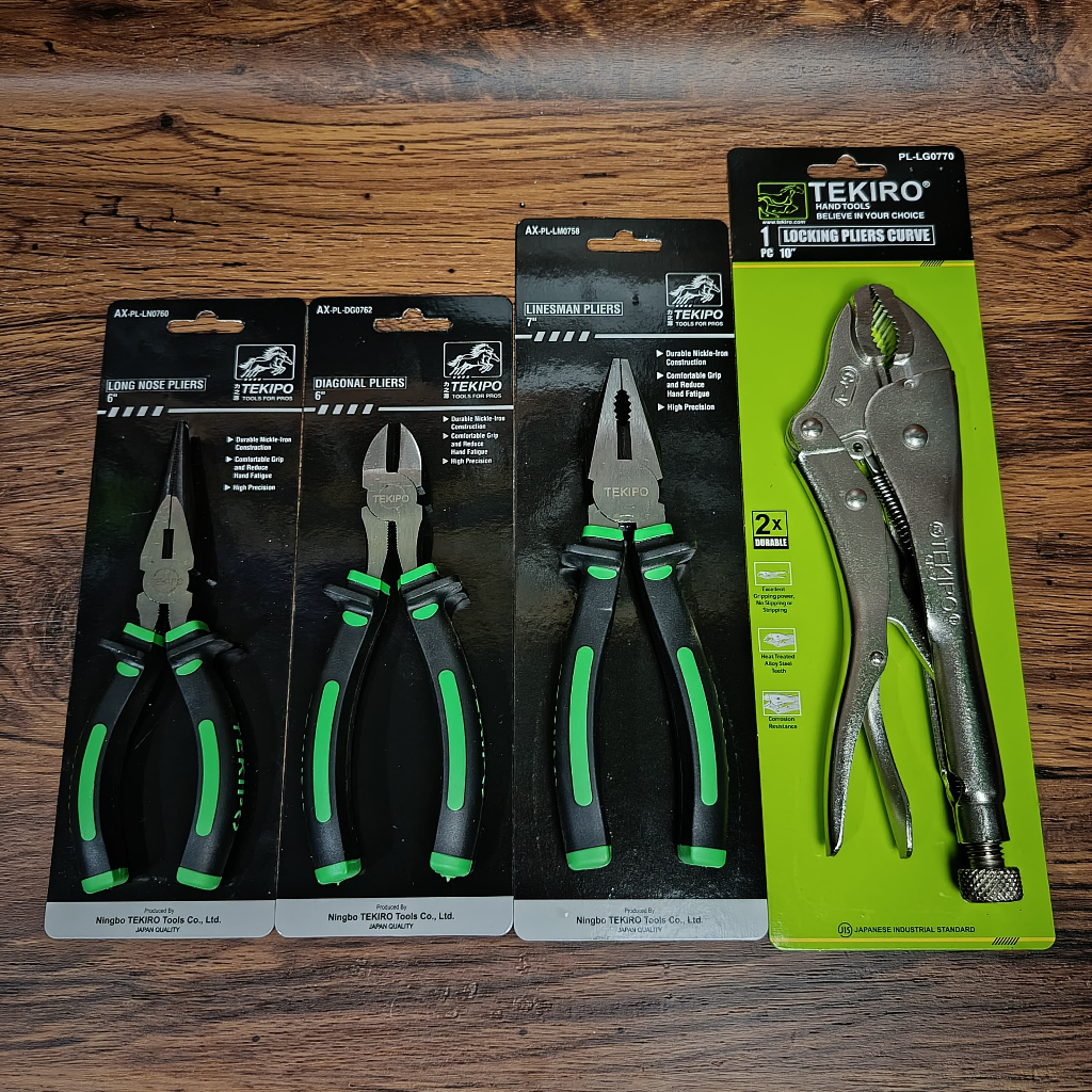 Jual Promo Paket Tang Set 4 Pcs Tekiro / Tang Buaya Bengkok 10 Inch ...