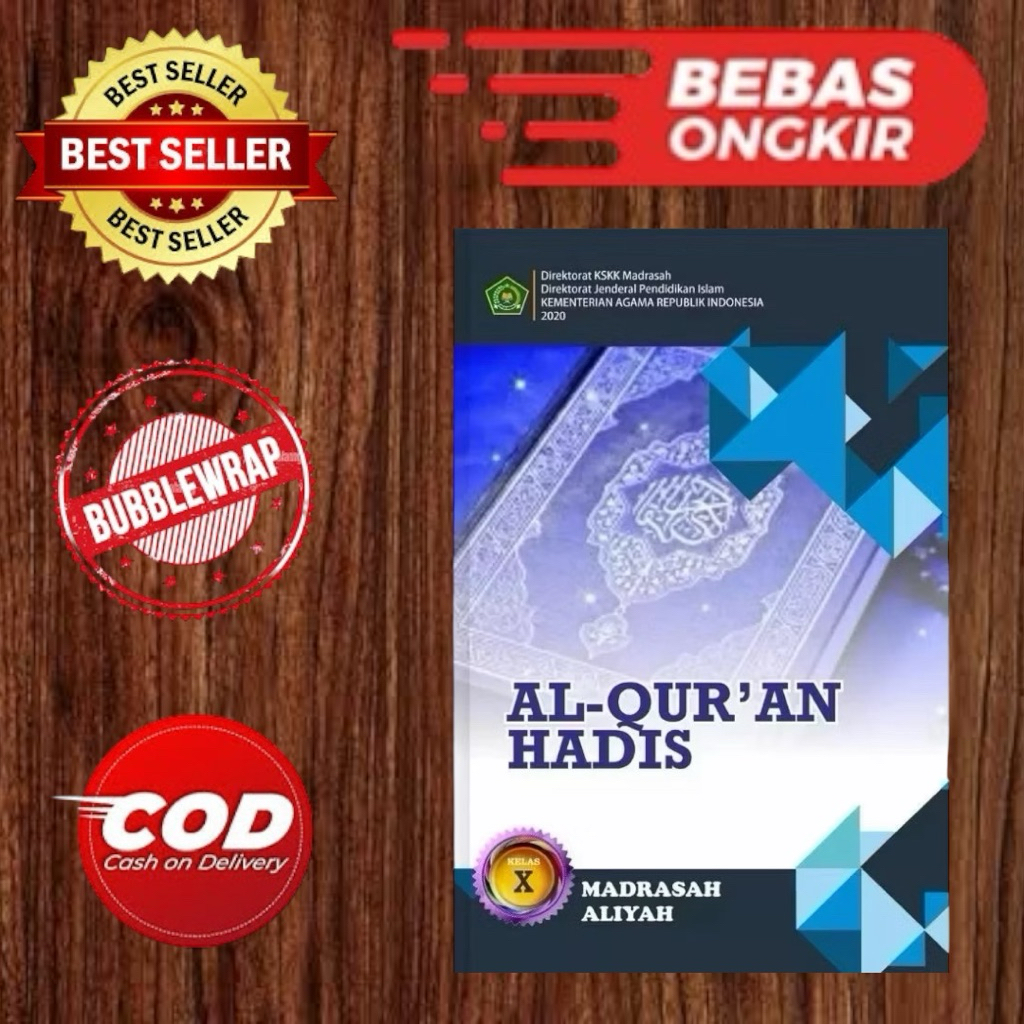 Jual Buku Siswa Kelas 10 Al Quran Hadis MA Madrasah Aliyah Kemenag Revisi Terbaru | Shopee Indonesia