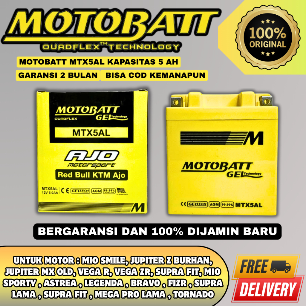 Jual AKI MOTOR MIO SMILE , MIO SPORTY , VEGA R , VEGA ZR , JUPITER MX OLD, ALFA , FIZR , SMASH ...