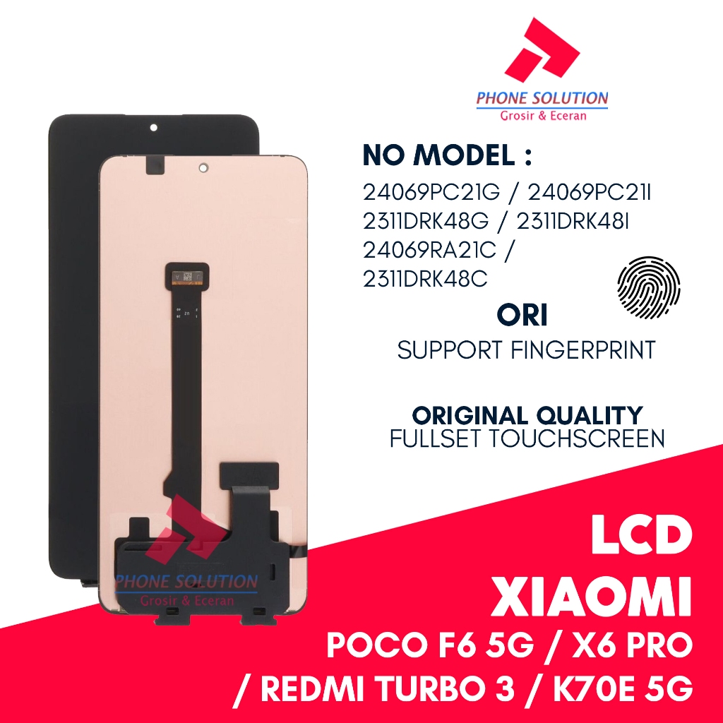Jual LCD Xiaomi Poco F6 5G / Poco X6 Pro / Redmi Turbo 3 / K70E 5G ...