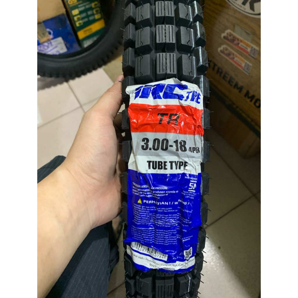 Jual BAN MOTOR CROSS (TRAIL) 300-18 TR IRC TRAIL SERIES TUBE TYPE ...