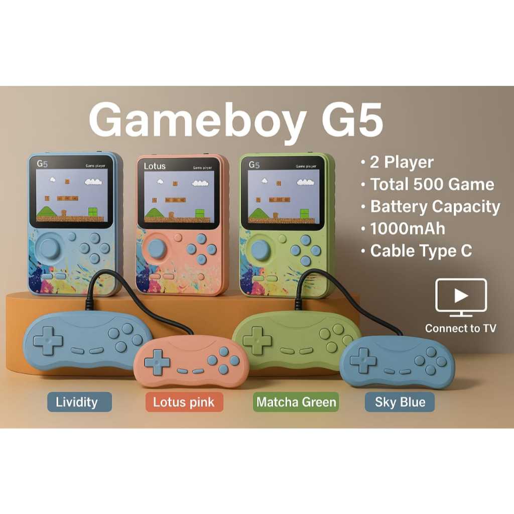 Jual TERMURAH Gameboy G5 + FREE 1STICK Game Bot Retro Console Portable ...