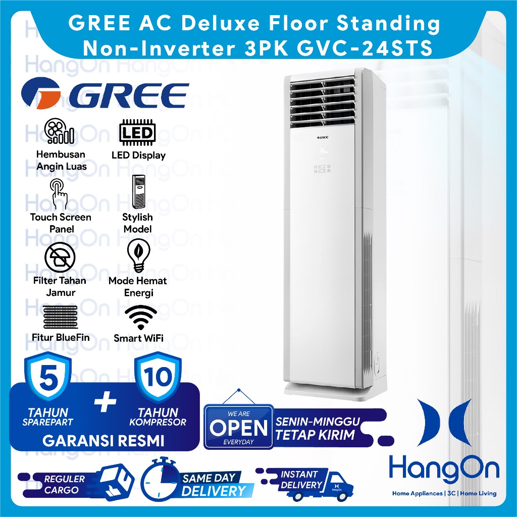 Jual GREE GVC-24STS AC Deluxe Floor Standing Non-Inverter STS Series ...