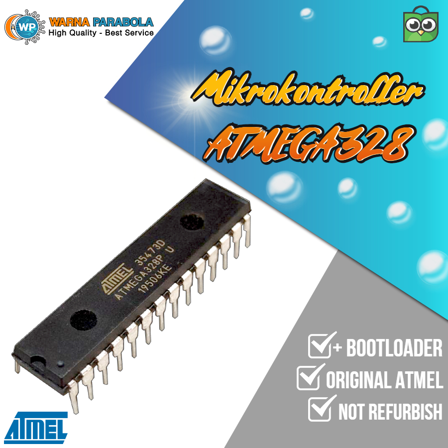 Jual IC Atmega328PU / Atmega328P U / Atmega328 / Atmega 328 untuk Arduino UNO | Shopee Indonesia