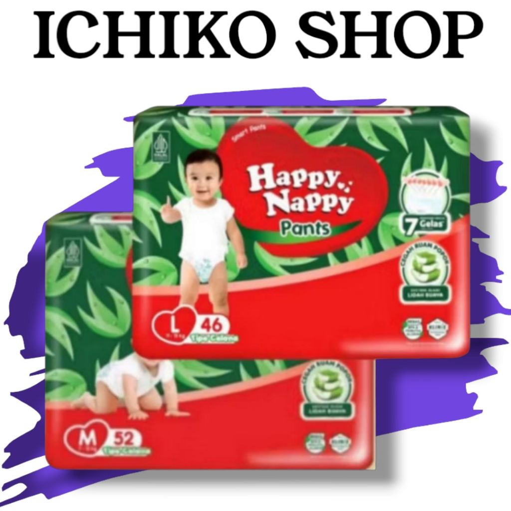 Jual POPOK BAYI HAPPY NAPPY PANTS S M L XL XXL POPOK CELANA KEMASAN ...